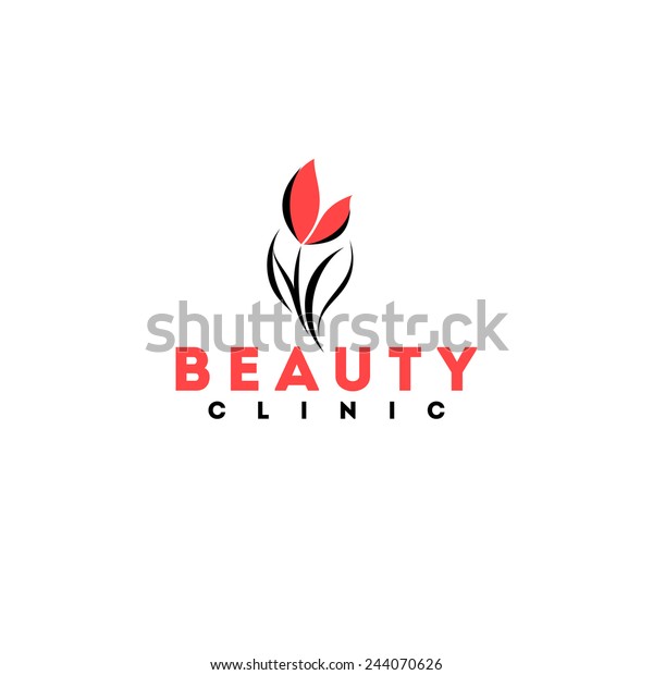 Beauty Clinic Logo Design Vector Template Stock Vector (Royalty Free ...