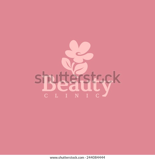 Beauty Clinic Logo Design Vector Template Stock Vector (Royalty Free ...