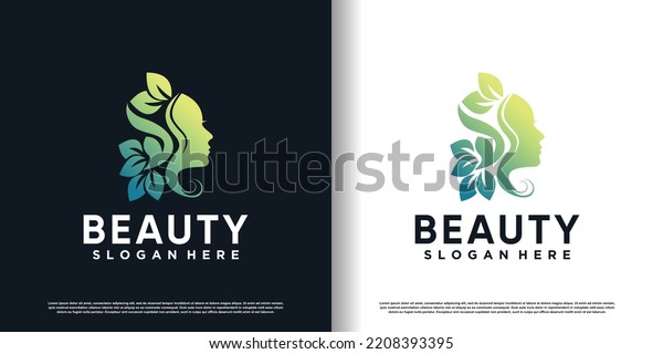 Beauty Logo Creative Design Premiun Vector Stock Vector (Royalty Free ...