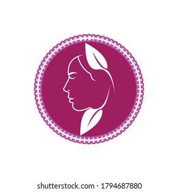 Beauty Logo Icon Circle Shape Stock Vector (Royalty Free) 1794687880 ...