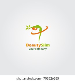 Beauty Slim Logo Stock Vector (Royalty Free) 708526285 | Shutterstock