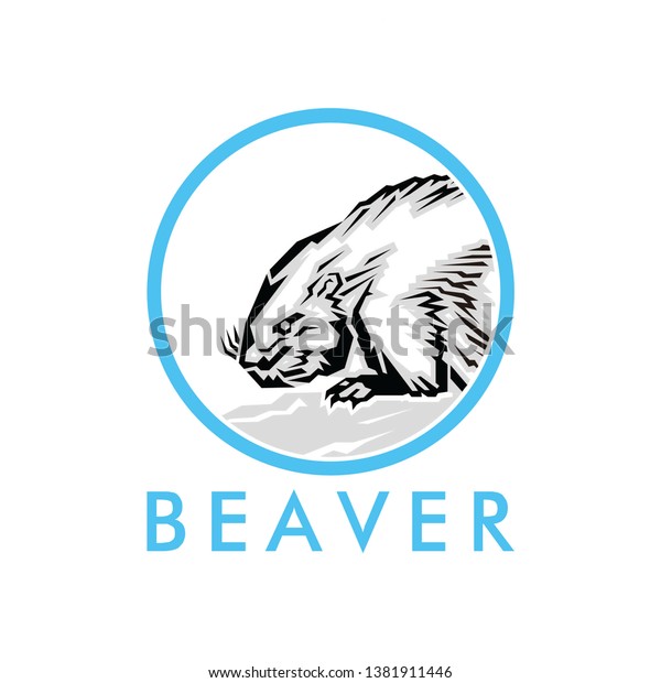 Beaver Logo Free Vektor Eps10 Stock Vector (Royalty Free) 1381911446 ...