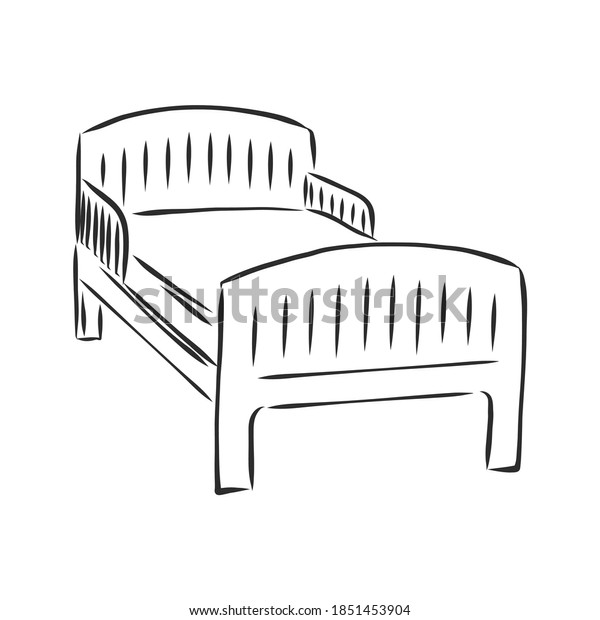 Bed Vector Sketch Illustration Black Outline 库存矢量图(免版税)1851453904 ... Bed Vector Sketch Illustration Black Outline 库存矢量图(免版税)1851453904 ...