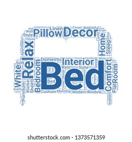 Bed Word Cloud Tag Cloud About Stock Vector (Royalty Free) 1373571359 ...