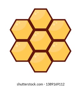 Bee Comb Logo Design Symbol Sign: เวกเตอร์สต็อก (ปลอดค่าลิขสิทธิ์ ...