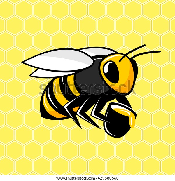 Bee Bee Icon Isolated Symbol Bee Stock Vector (Royalty Free) 429580660