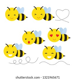 Bee Smiley Vector Illustration Clip Art Stock Vector (Royalty Free ...
