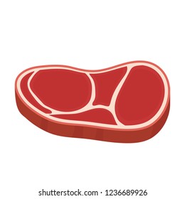 Beef Cartoon Vector Logo Design Stock Vector (Royalty Free) 1236689926