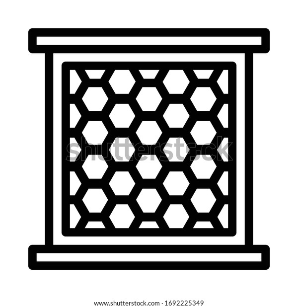 Beehive Icon Outline Vector Design Stock Vector (Royalty Free ...