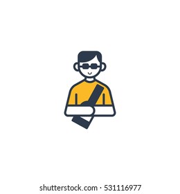 Beer Man Vector Logo Design Element Stock Vector (Royalty Free ...
