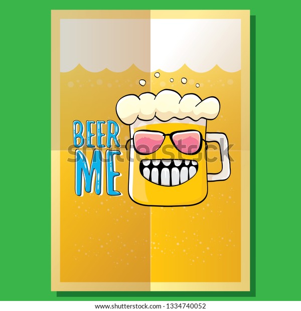 Beer Me Vector Concept Illustration Summer Stock Vector (Royalty Free ...