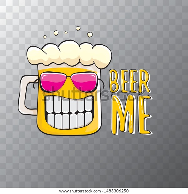 Beer Me Vector Concept Illustration Summer Stock Vector (Royalty Free ...