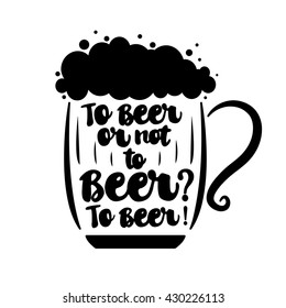 Beer Not Beer Vector Illustration Stock Vector (Royalty Free) 430226113 ...