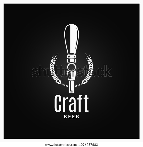 Beer Tap Logo Craft Beer Label Stock Vector (Royalty Free) 1096257683 ...