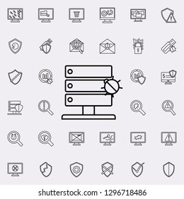Beetle Server Icon Virus Antivirus Icons Stock Vector (Royalty Free) 1296718486 | Shutterstock