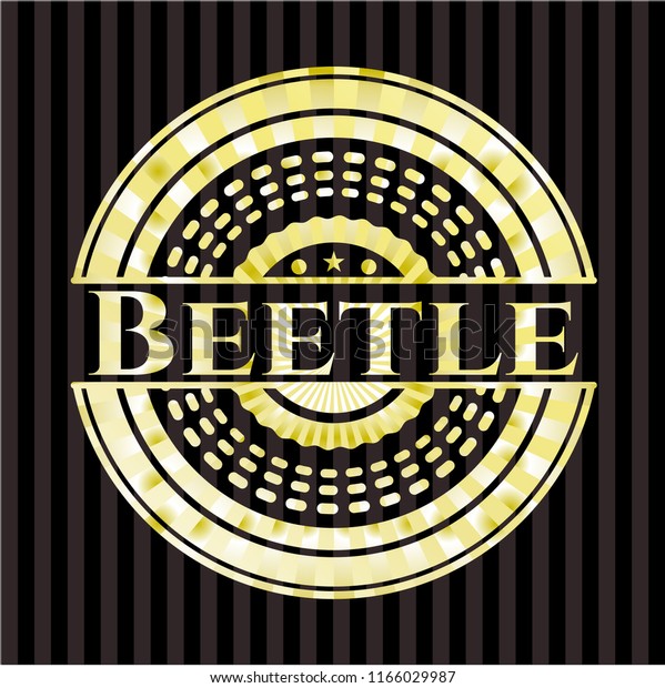 Beetle Shiny Badge Stock Vector (Royalty Free) 1166029987 | Shutterstock