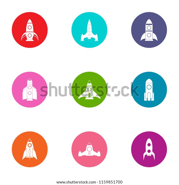 Beginning Icons Set Flat Set 9 Stock Vector (Royalty Free) 1159851700 ...
