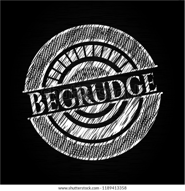 Begrudge Written On Chalkboard Stock Vector (Royalty Free) 1189413358 ...