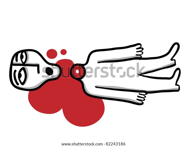 Beheaded Man Stock Vector (Royalty Free) 82243186