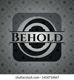 Behold Dark Emblem Vector Illustration Detailed Stock Vector (Royalty ...