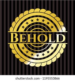 Behold Shiny Emblem Stock Vector (Royalty Free) 1195553866 | Shutterstock