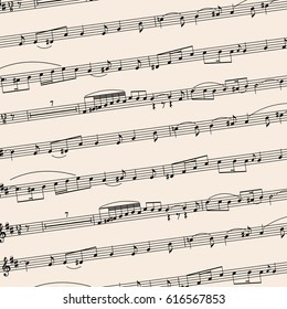 Beige Background Music Notes Graphic Design Stock Vector (Royalty Free ...