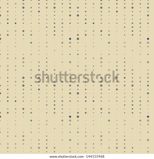 Beige Dot Pattern Vector Background Stock Vector (Royalty Free) 144155968