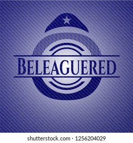 Beleaguered Denim Background Stock Vector (Royalty Free) 1256204029 ...