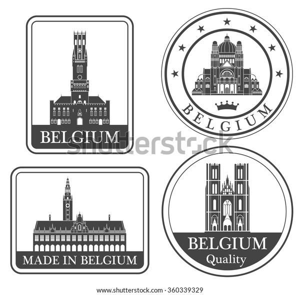 Belgium Rubber Stamp Eps 10 Vector Stock Vector (Royalty Free ...