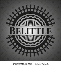 Belittle Black Emblem Stock Vector (Royalty Free) 1353772505 | Shutterstock