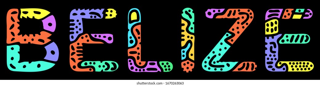 393 Belize lettering Images, Stock Photos & Vectors | Shutterstock