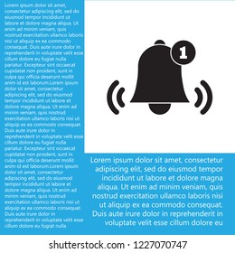 Bell 1 Icon Vector Stock Vector (Royalty Free) 1227070747 | Shutterstock