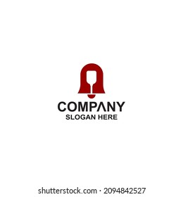 Bell Diner Bell Logo Design Vector Stock Vector (Royalty Free ...