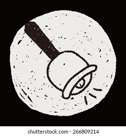Bell Doodle Drawing: vector de stock (libre de regalías) 267492893 ...