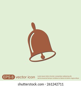 Bell First Call Symbol School Beginning Stock Vector (Royalty Free ...