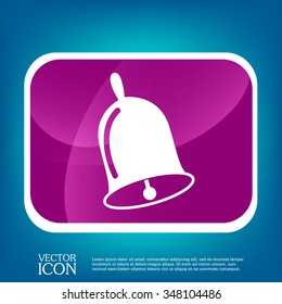 Bell First Call Symbol School Beginning Stock Vector (Royalty Free ...