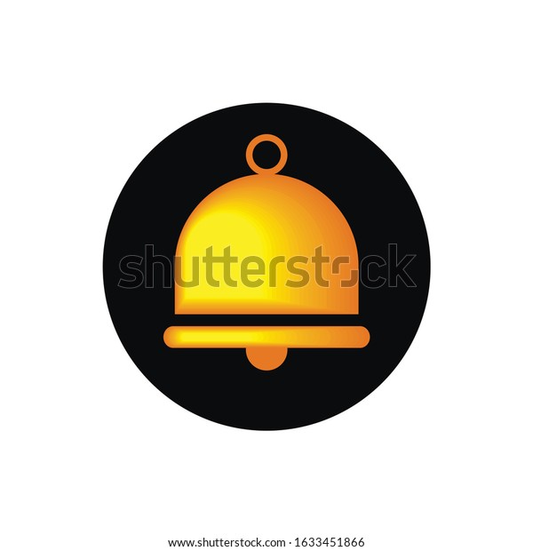 Bell Gold Yellow 3d Logo Vector Stock Vector (Royalty Free) 1633451866