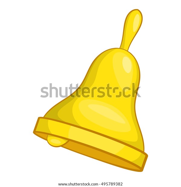 Bell icon. Cartoon illustration of bell vector icon for web.