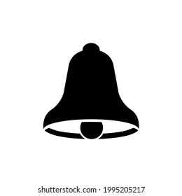 Bell Icon Logo Isolated On White Stock Vector (Royalty Free) 1995205217 ...