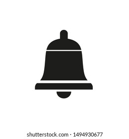 Bell Icon Trendy Flat Style Isolated Stock Vector (Royalty Free ...