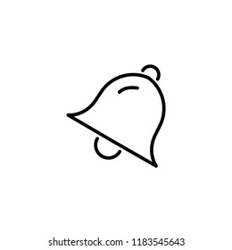 Bell Modern Simple Outline Ui Vector Stock Vector (Royalty Free ...