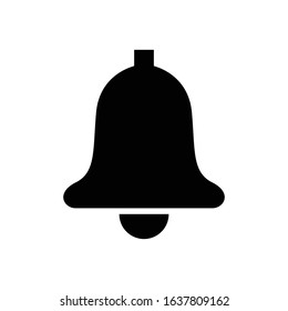 Bell Vector Icon On White Background: เวกเตอร์สต็อก (ปลอดค่าลิขสิทธิ์ ...