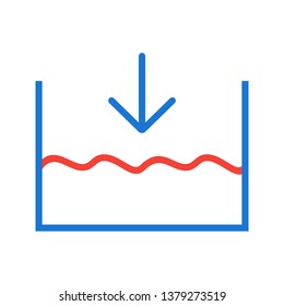 Below Sea Level Icon Design Stock Vector (Royalty Free) 1379273519 ...