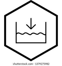 Below Sea Level Icon Design Stock Vector (Royalty Free) 1379275982 ...