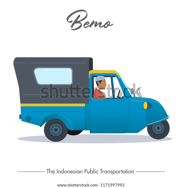 Bemo, el transporte público de tres ruedas que caracteriza la ciudad de ...