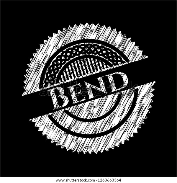 Bend Written On Blackboard Stock Vector (Royalty Free) 1263663364 ...