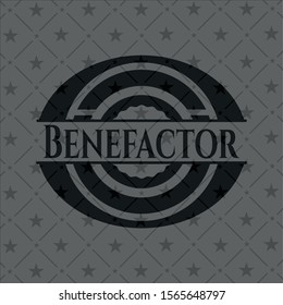 Benefactor Dark Emblem Vector Illustration Detailed Stock Vector ...
