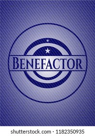 Benefactor Denim Background Stock Vector (Royalty Free) 1182350935 ...