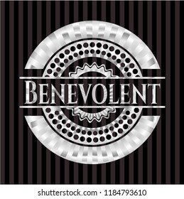 Benevolent Silvery Badge Emblem Stock Vector (Royalty Free) 1184793610 ...