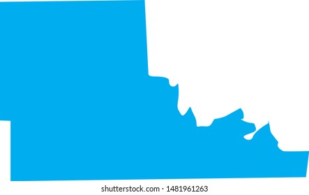Benson County Map State North Dakota: vector de stock (libre de ...
